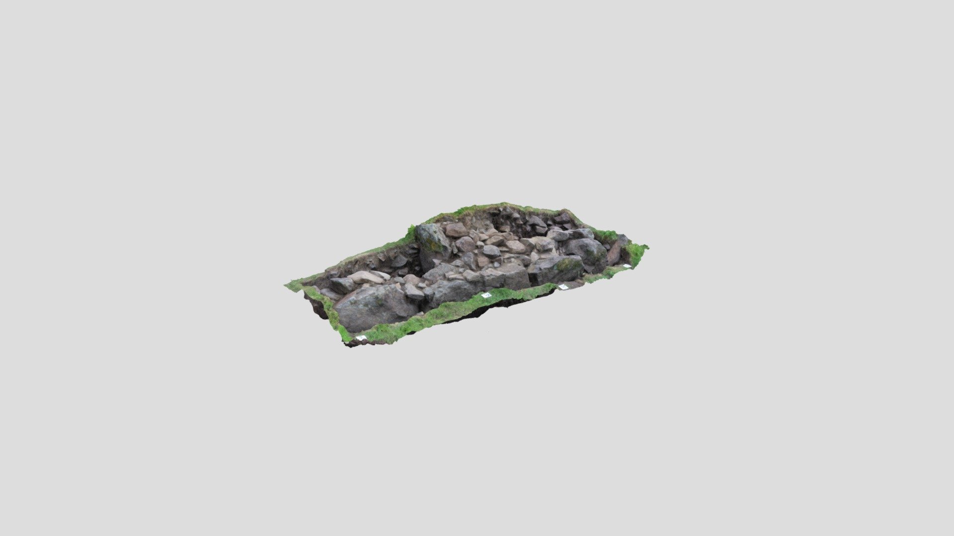 Glengarnock Castle Trench 3 - 3D model by DigVentures [6e6dbb7] - Sketchfab