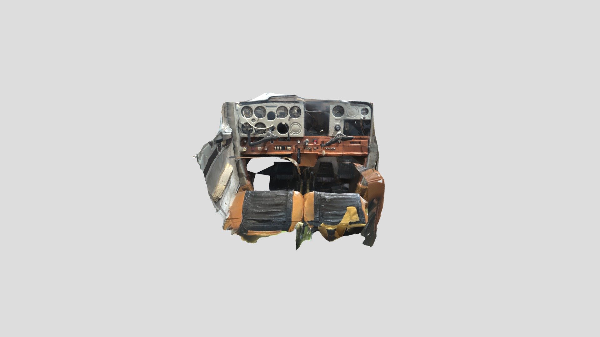 Cessna 150 Cockpit - 3D model by airservicetraining [6e6f35c] - Sketchfab