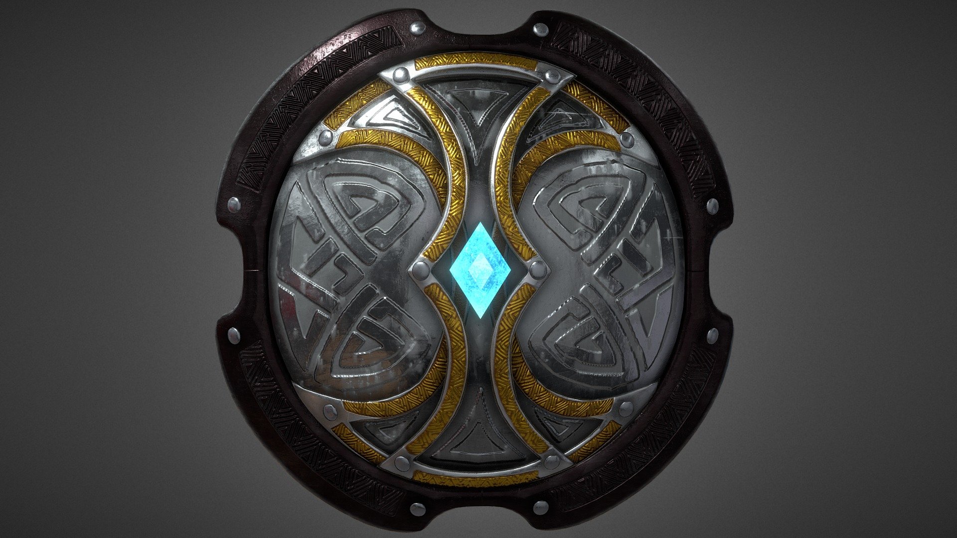 Celestial Shield/ Escudo Celestial - Buy Royalty Free 3D model by ...
