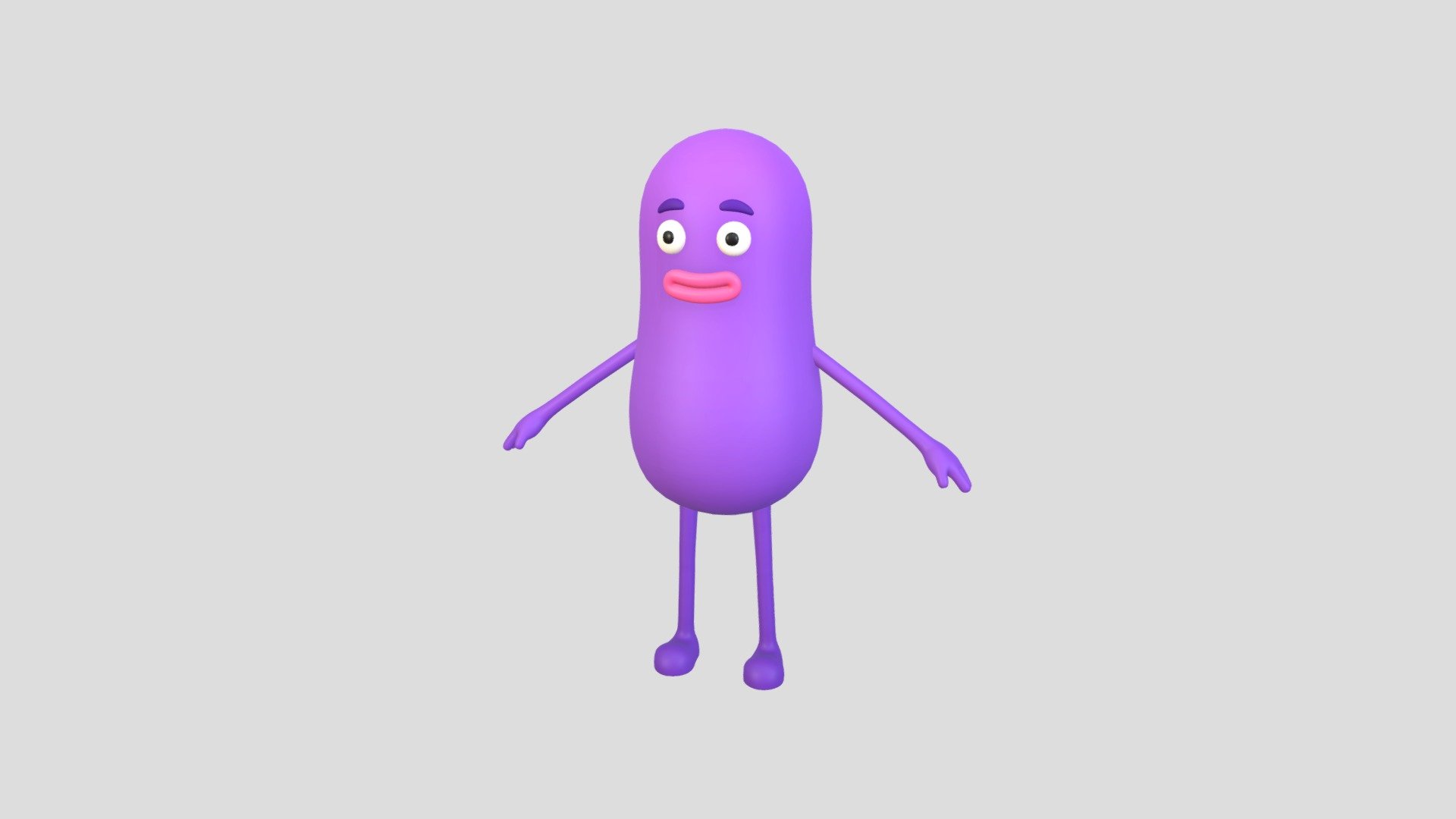 Character323 Purple Guy - Buy Royalty Free 3D model by BaluCG [6e6f748 ...