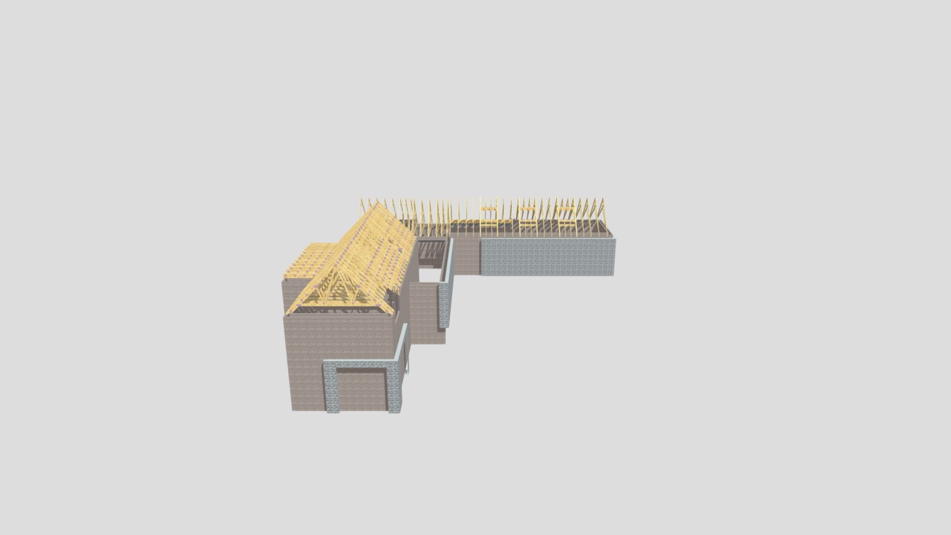 Mullaly- Butler Truss_roof - Download Free 3D model by Dermf [6e734f6 ...