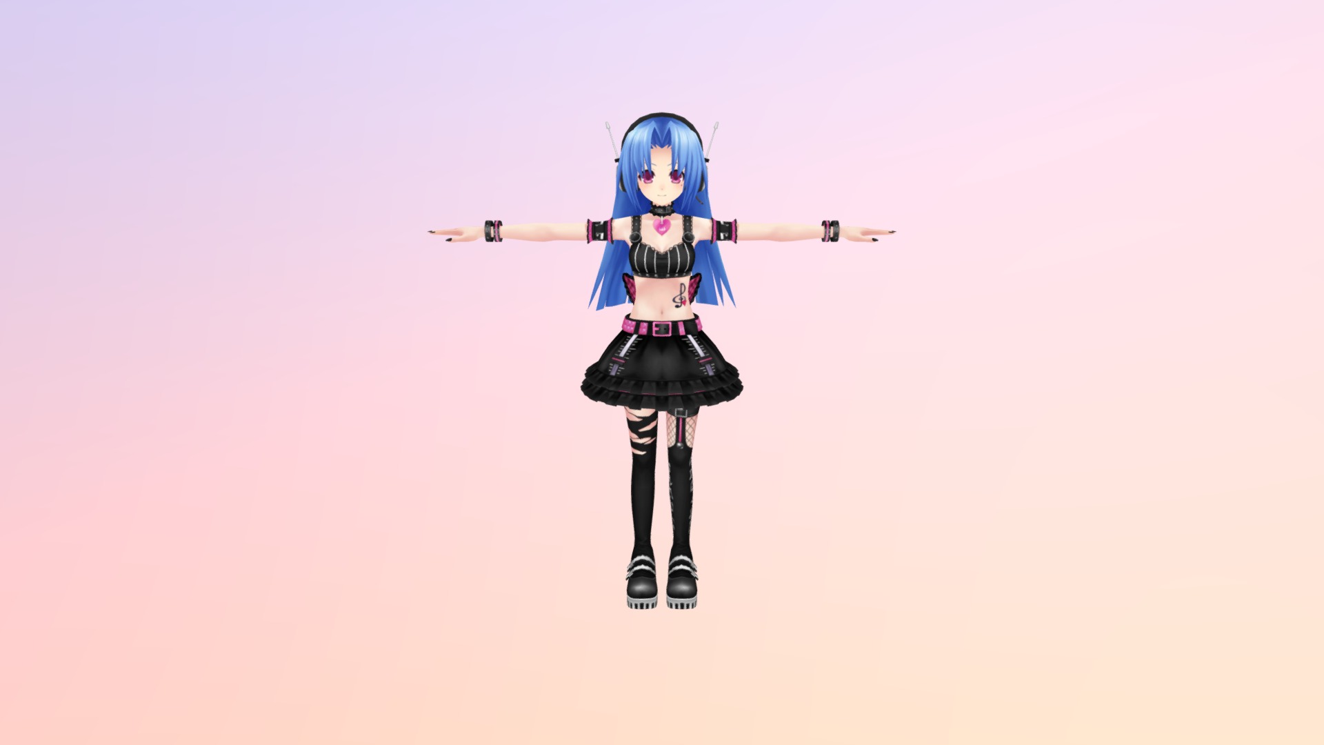 Hyperdimension Neptunia - 5pb - 3D model by ultracoolboy [6e739c0 ...