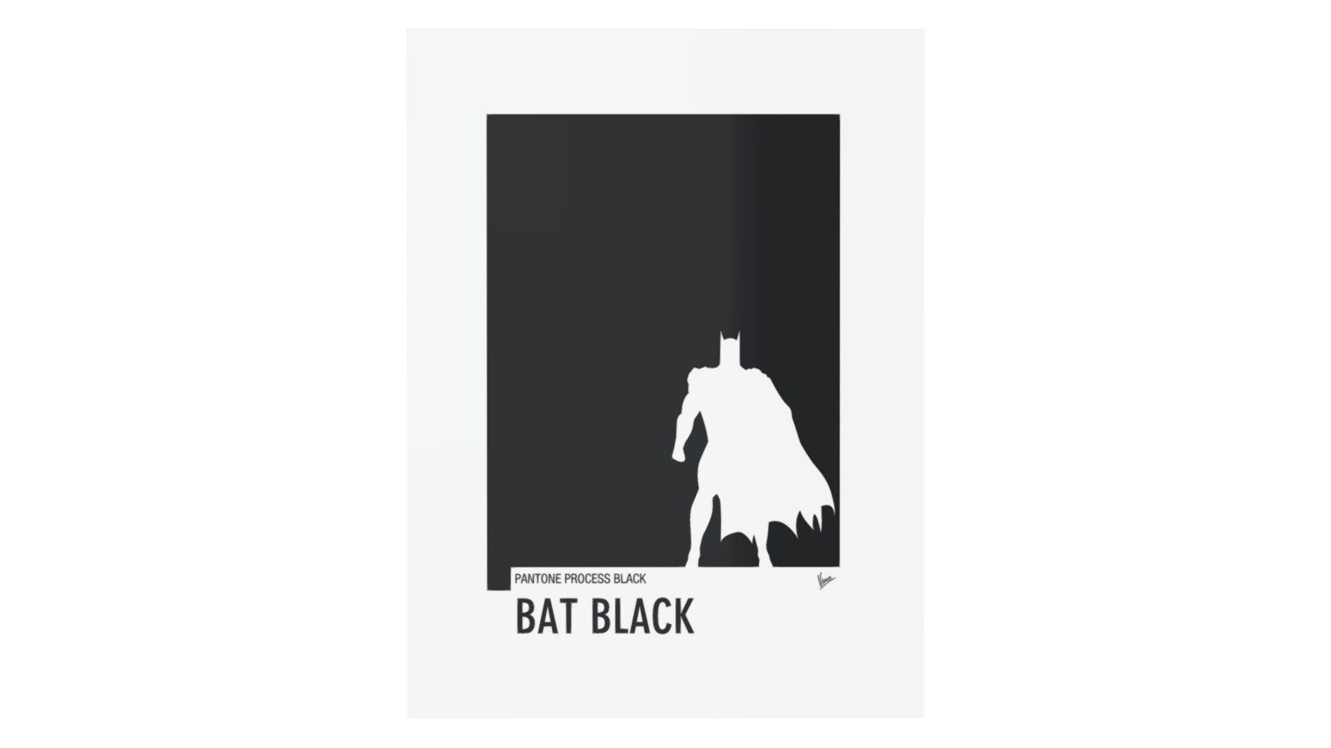 Batman Pantone by Chunkong, 30 x 40cm - Download Free 3D model by MADE ...