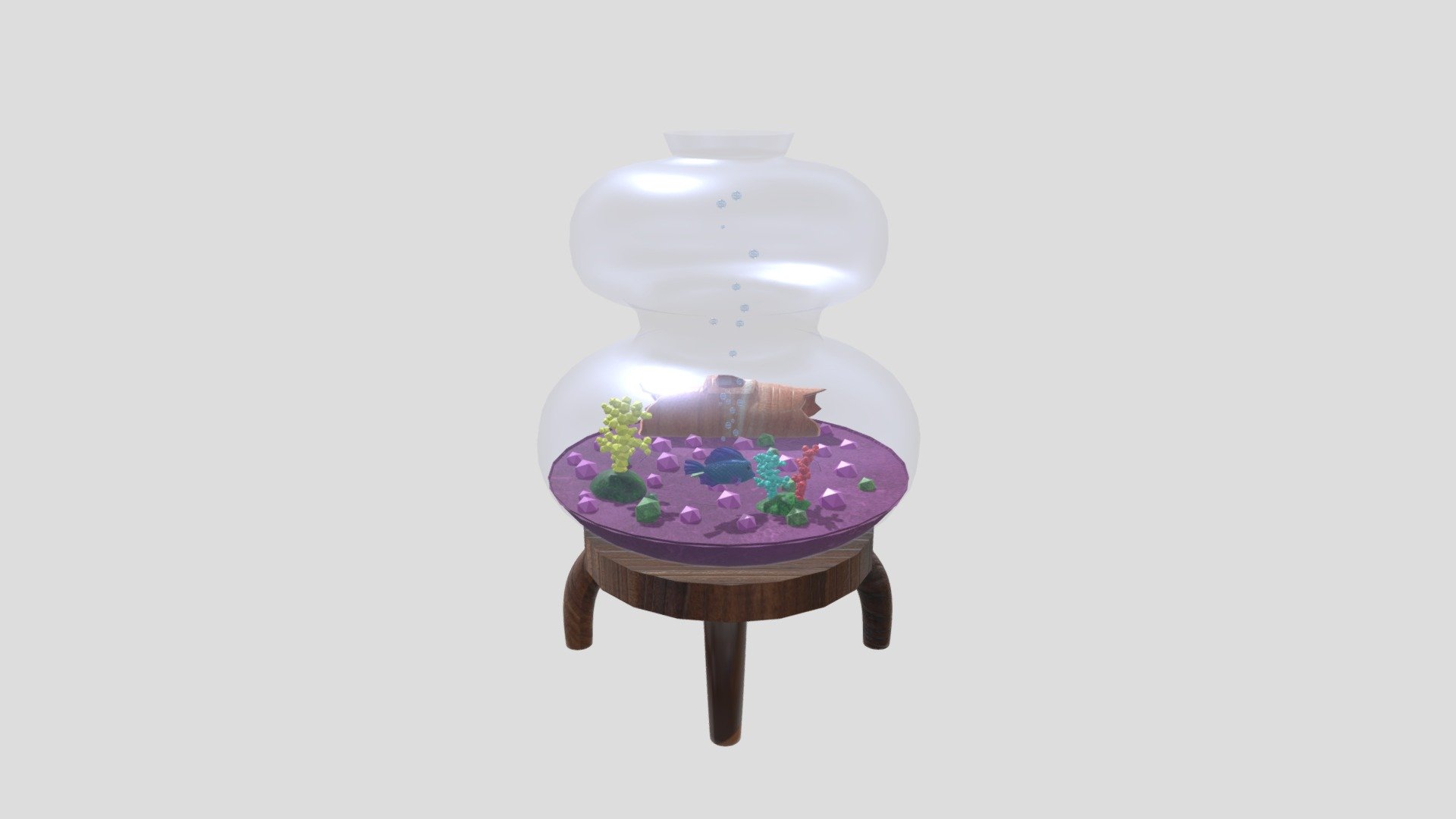 Fish bowl with colorful fish - 3D model by KaraAnneMarieOrr [6e746cb ...