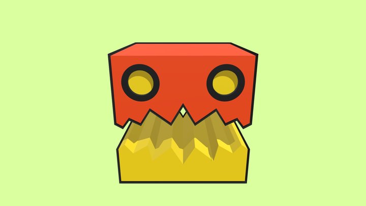 Geometry_dash 3D models - Sketchfab