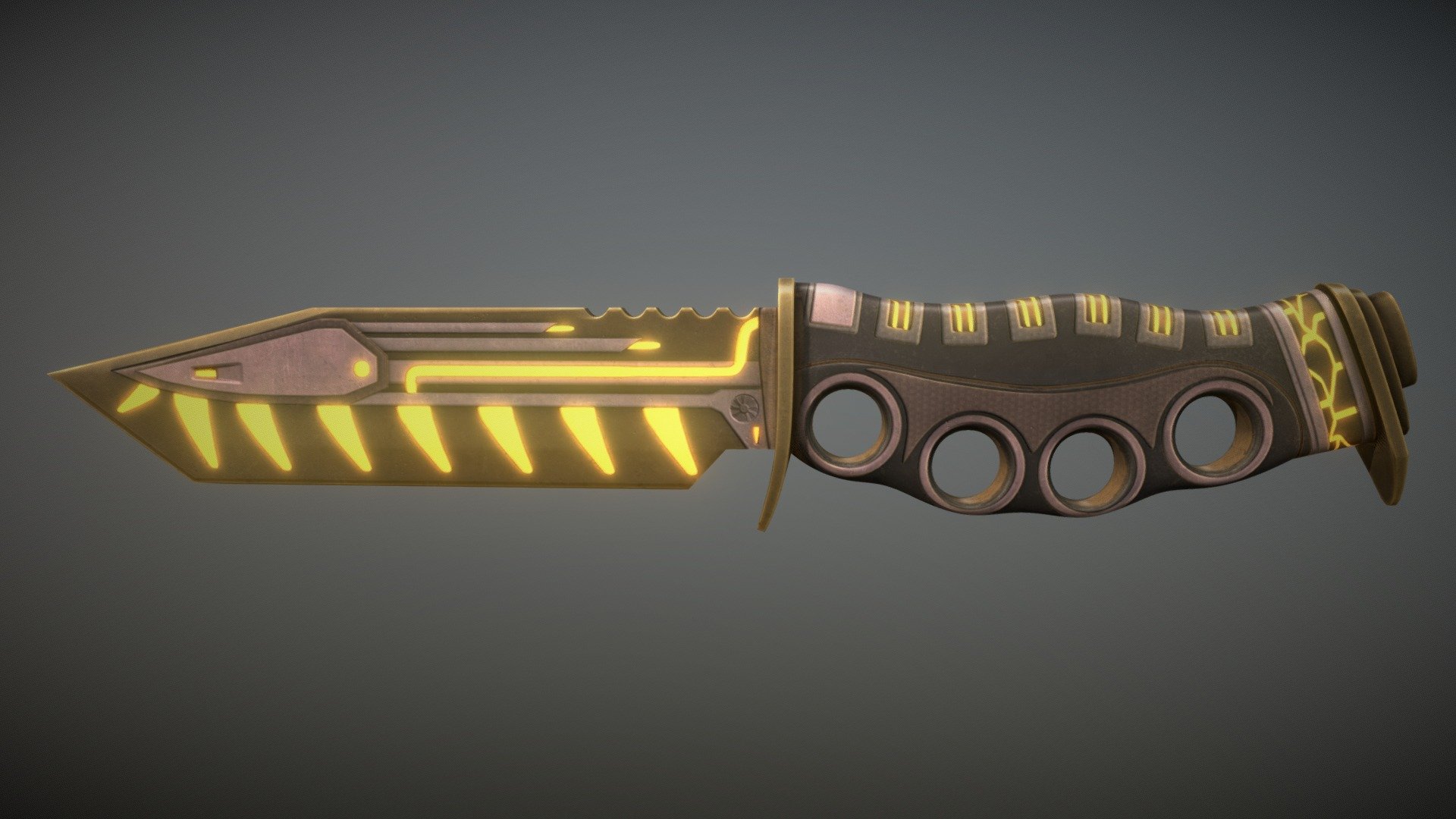 Harbinger Knife | Laser Cutter - 3D model by Machamp [6e78113] - Sketchfab