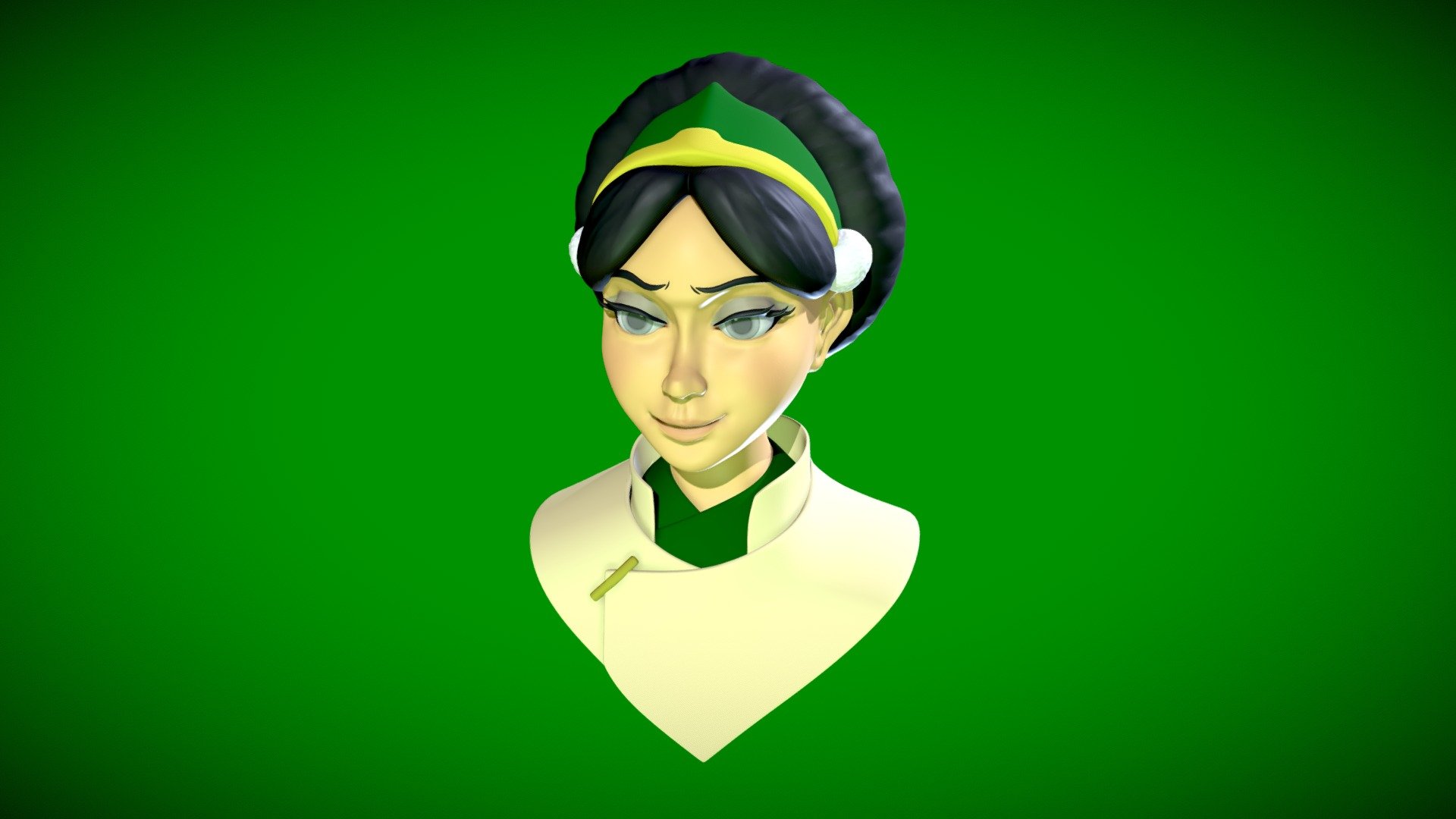 Toph Beifong bust (from girls day scene) - Download Free 3D model by ...