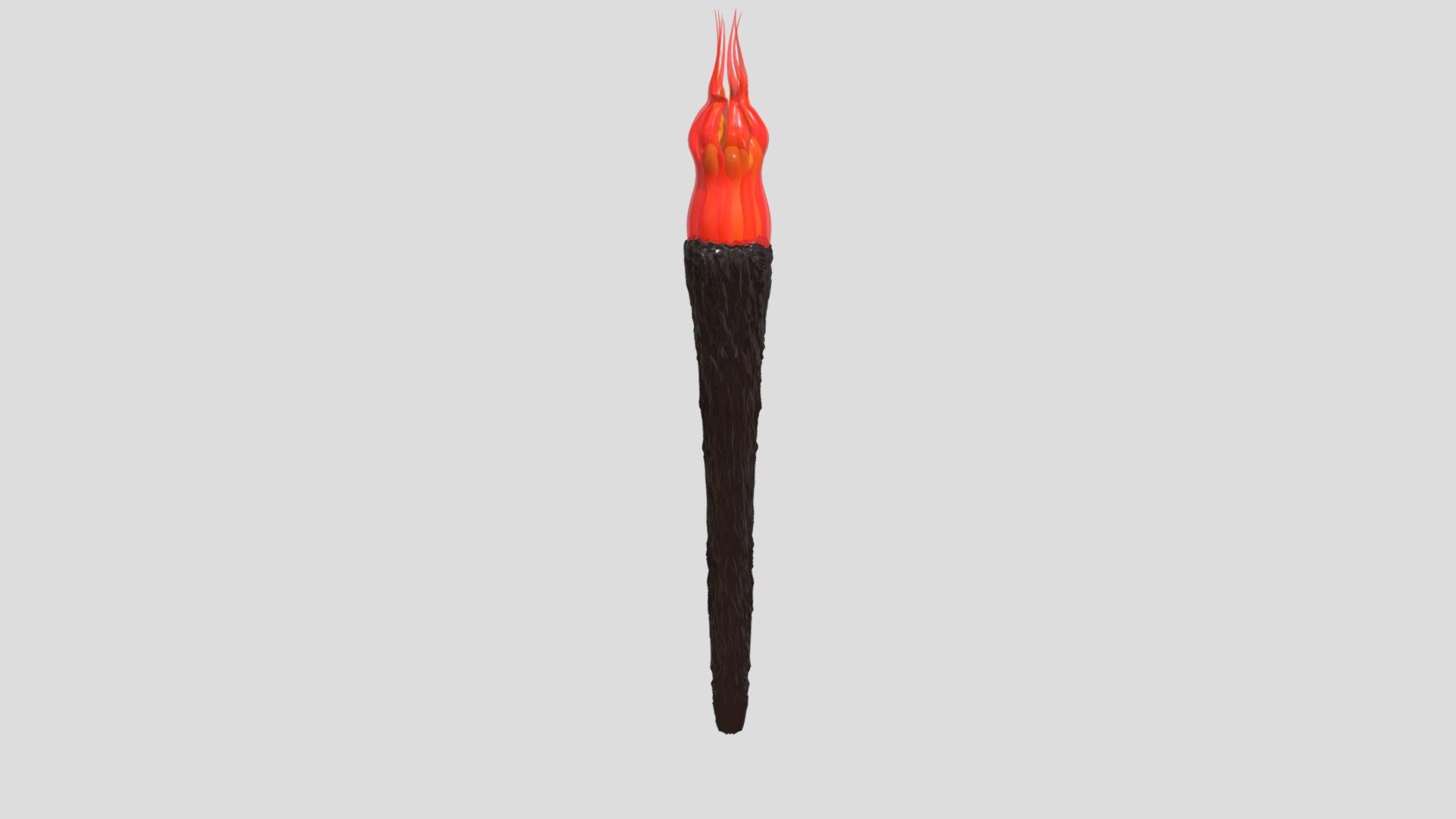Pre historic old torch low poly - Download Free 3D model by J and D ...