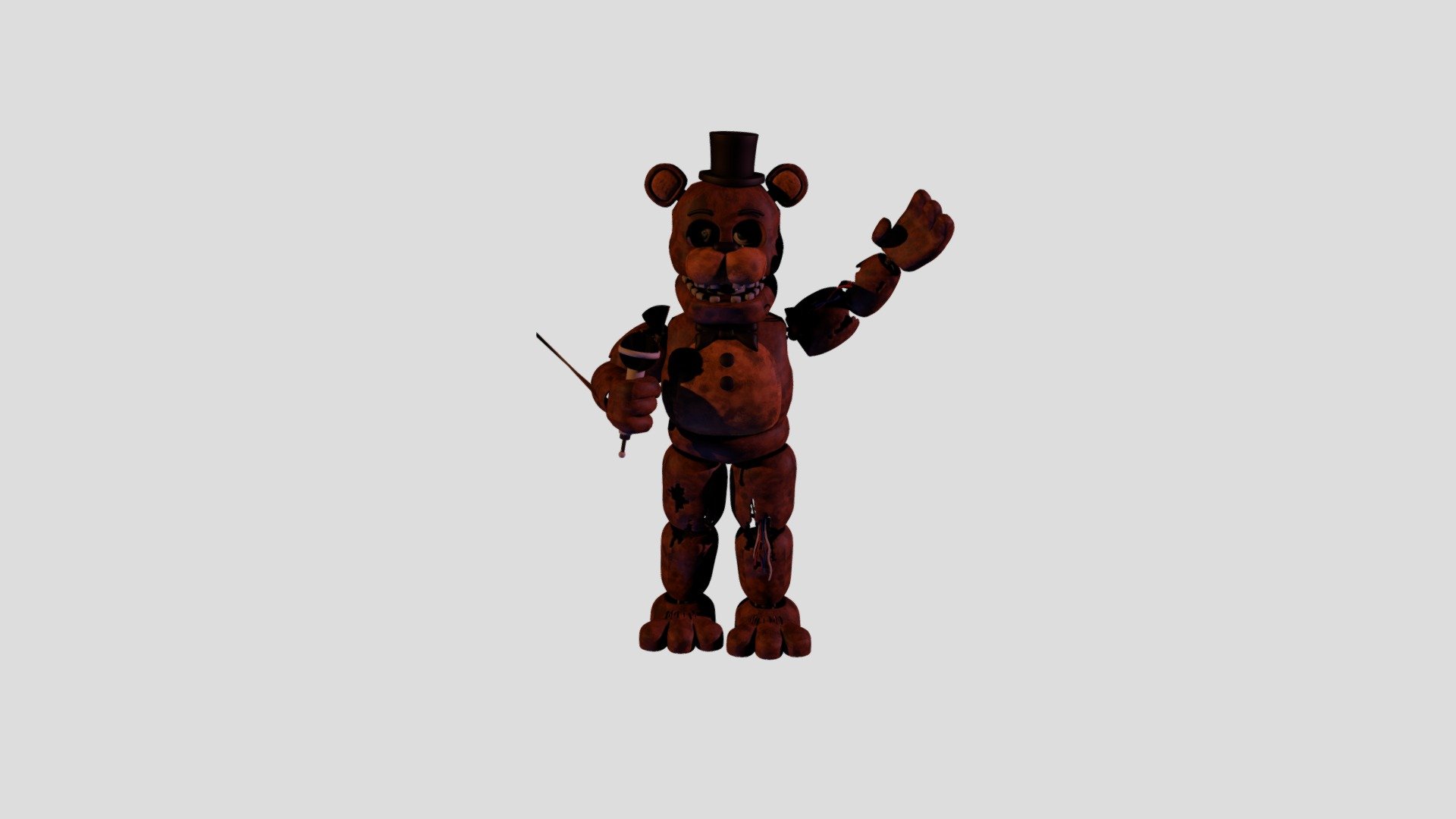 Withered Freddy - Download Free 3D model by The Ultimate Time (@Fox ...
