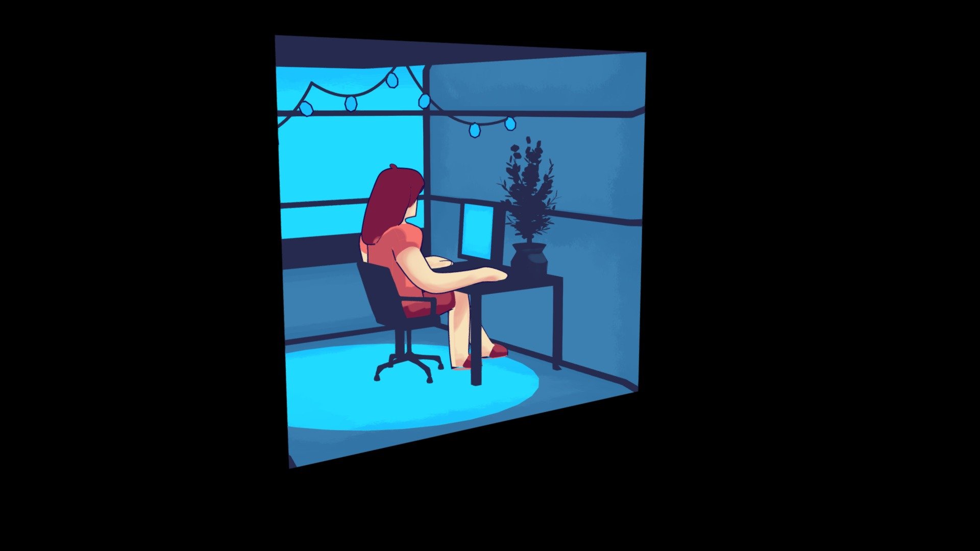 Blu Room - 3D model by Mushmallow [6e7a251] - Sketchfab