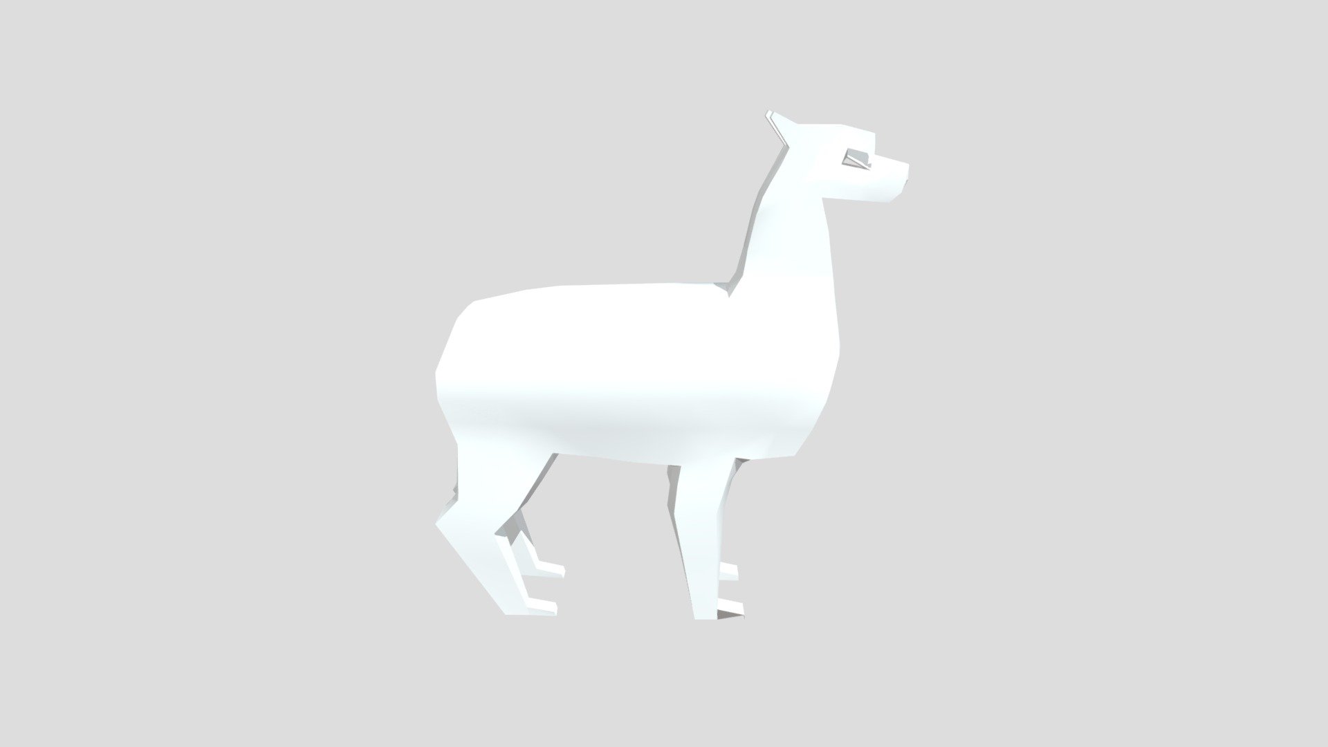 Llama - 3D model by pierroid [6e7a2d0] - Sketchfab