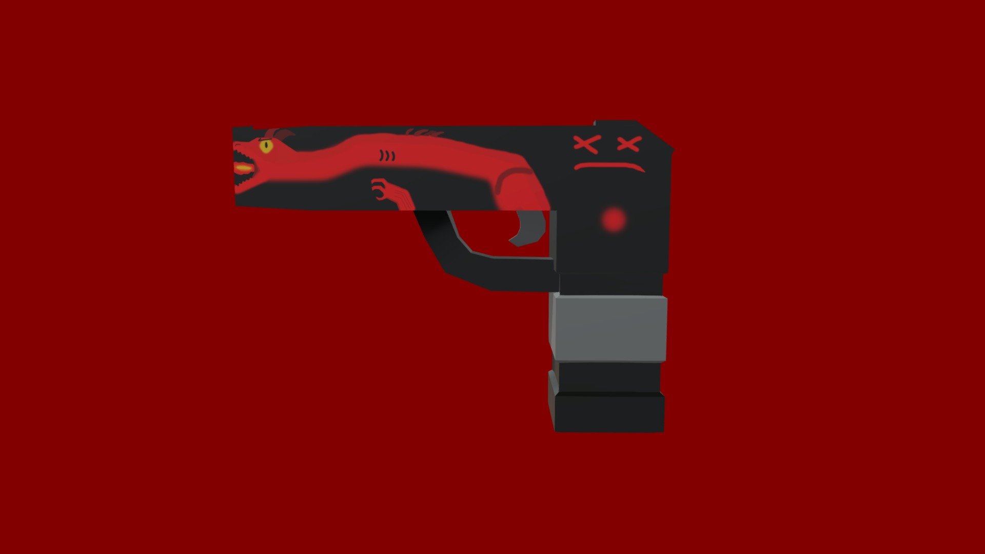 Helluva Boss Blitzo Gun - 3D model by t.flores [6e7be49] - Sketchfab