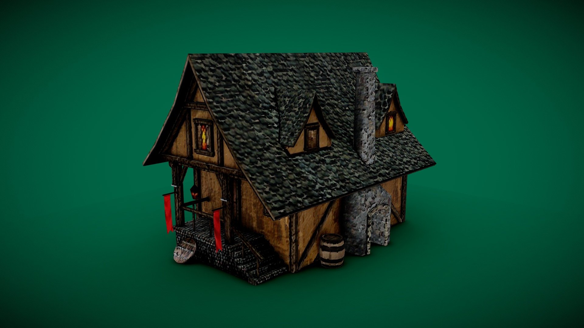 Medieval Inn - Download Free 3D model by doxyz [6e8005e] - Sketchfab