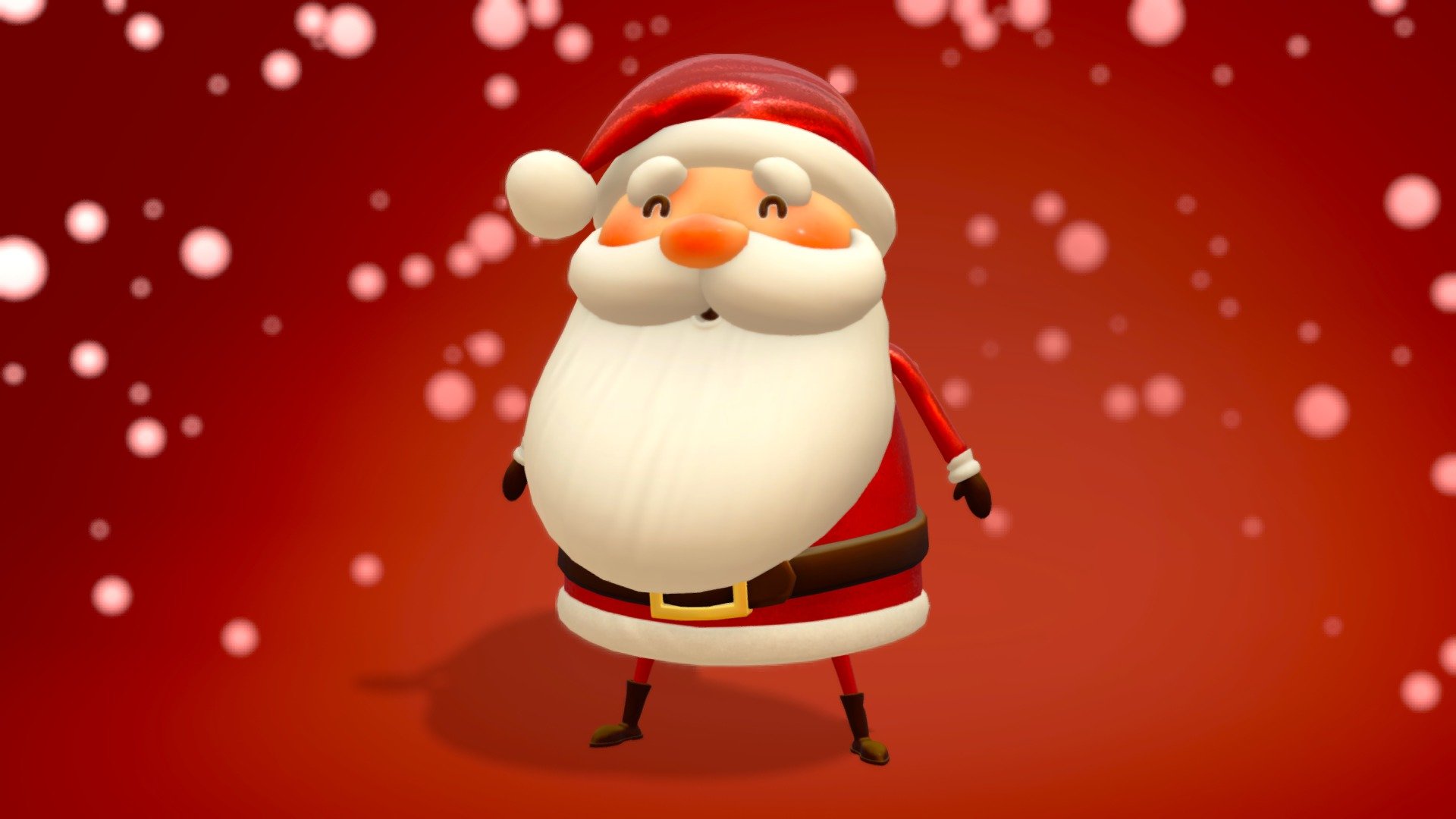 Cute Santa Claus - Buy Royalty Free 3D model by Stylized Box (@Stylized ...