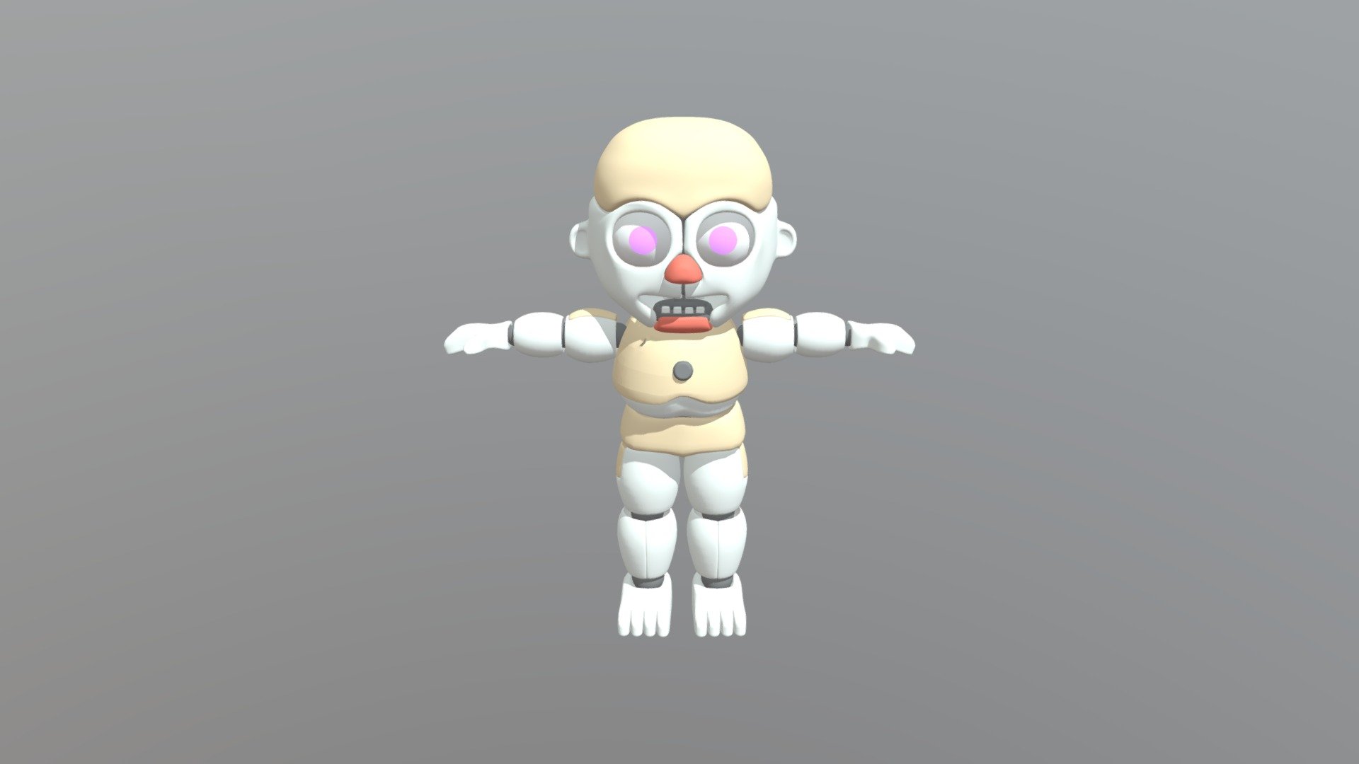 Bidybab - Download Free 3D model by Theink (@FnafFucker) [6e82185 ...