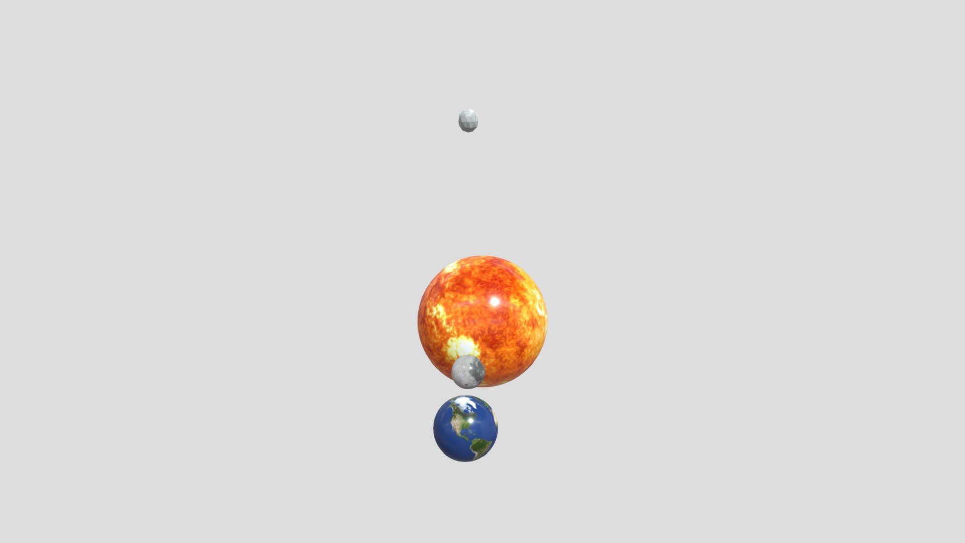Earth moon Sun Star - 3D model by nickhil.sairam [6e82ed5] - Sketchfab