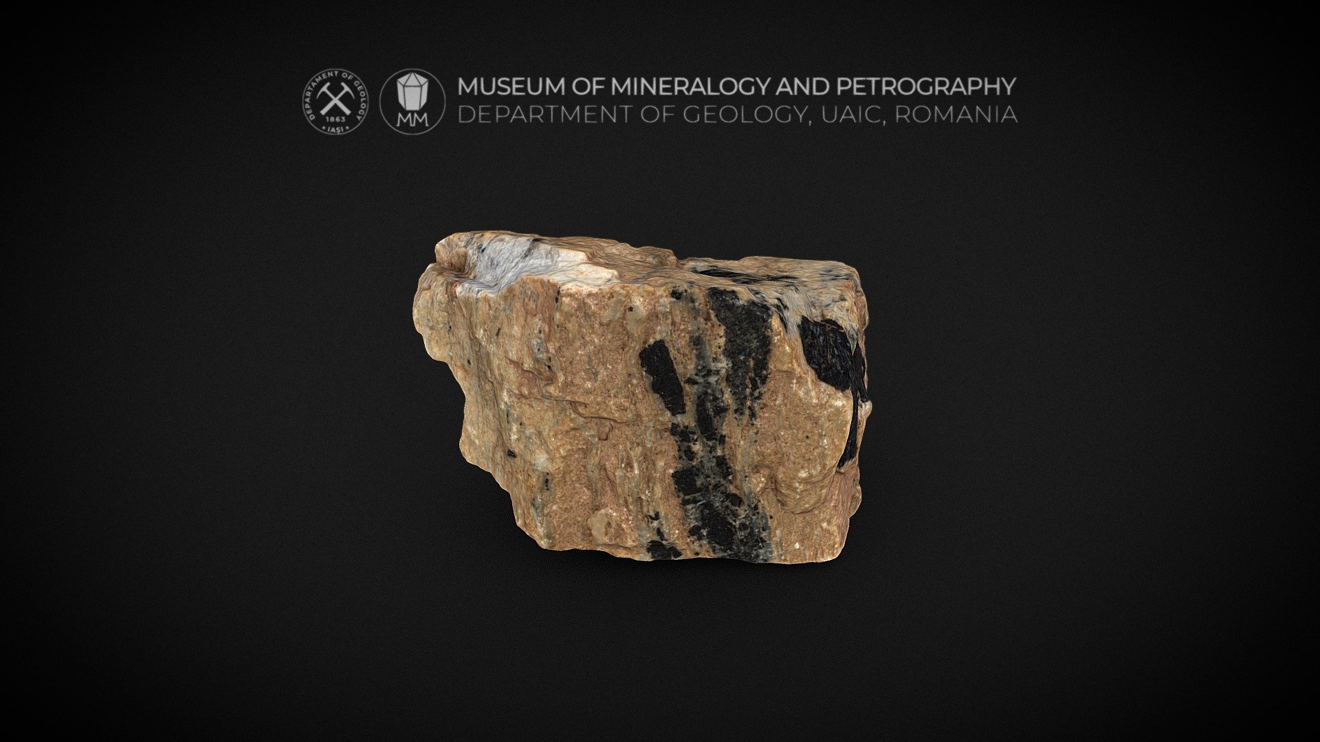 Pegmatite (igneous rock), Romania - 3D model by Museum of Mineralogy ...