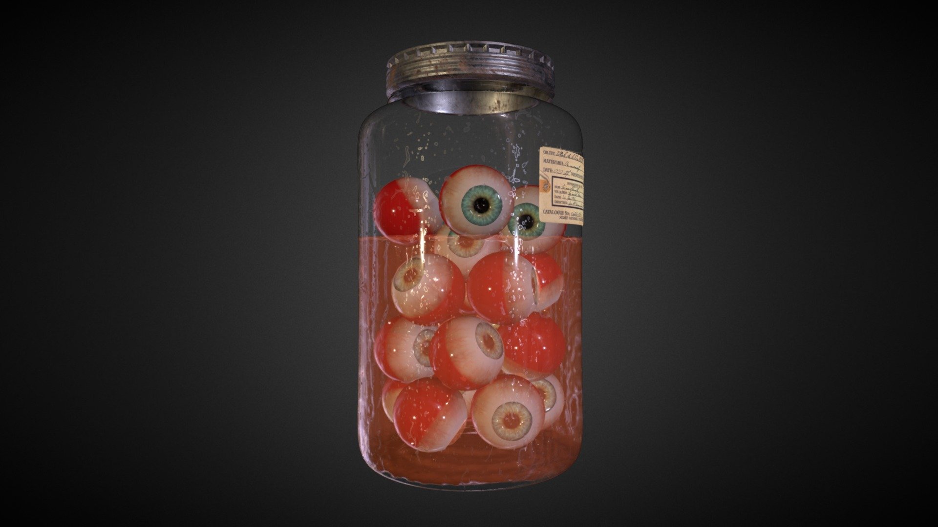 Jar of eyes - 3D model by AiirinM [6e8348a] - Sketchfab