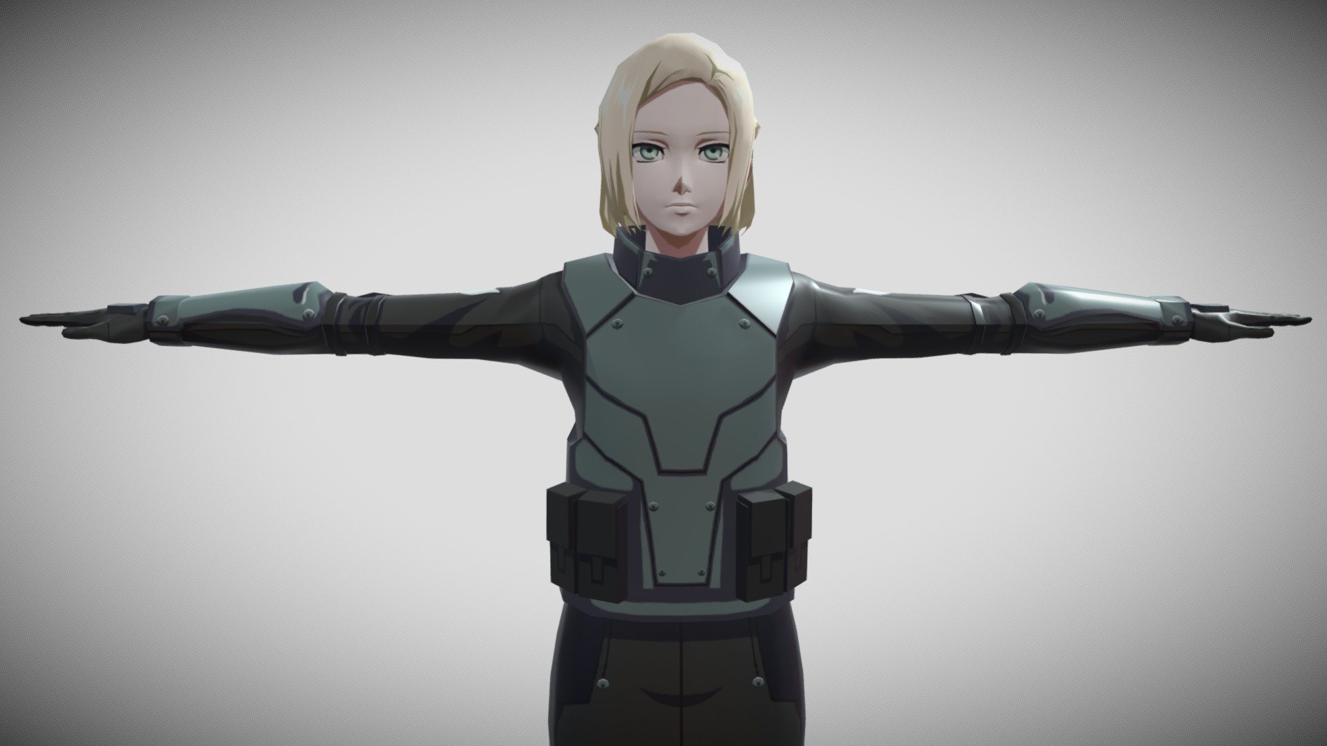 [Tokyo Ghoul] Akira Mado With Armor - Download Free 3D model by Muhamad ...