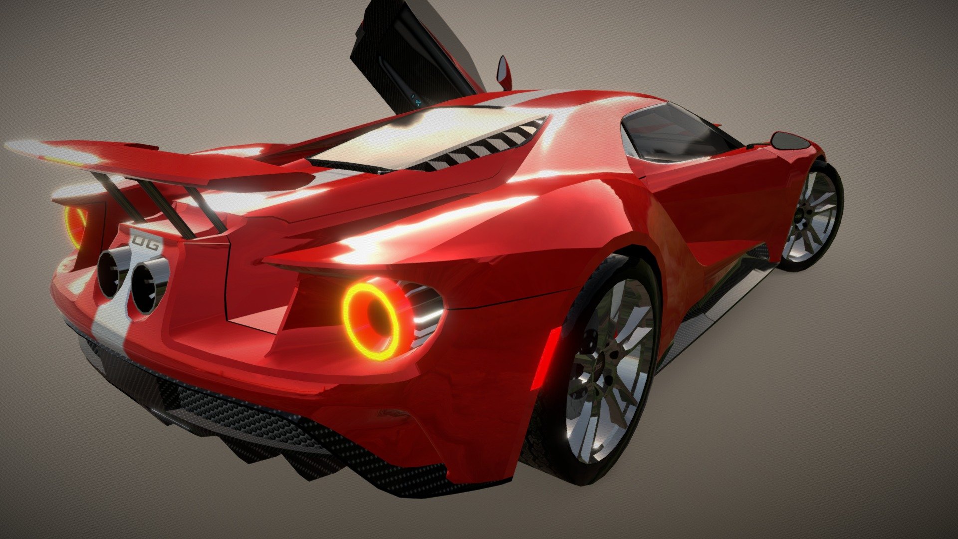 Ford GT - 3D model by CG Customs (@cg_customs) [6e84431] - Sketchfab