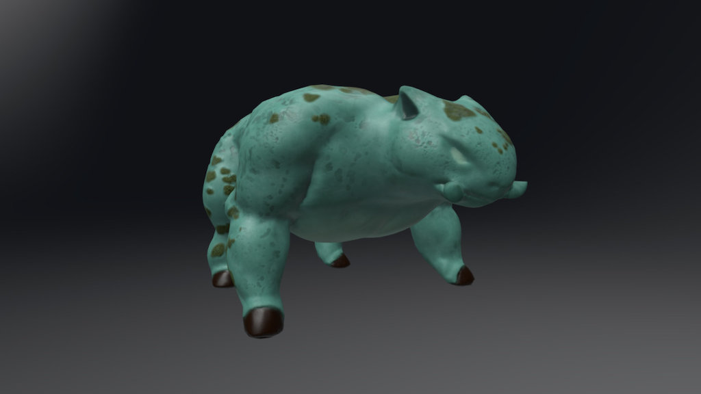 Buff Ivysaur - 3D model by Nicole Forsman (@uekosweets) [6e84913 ...
