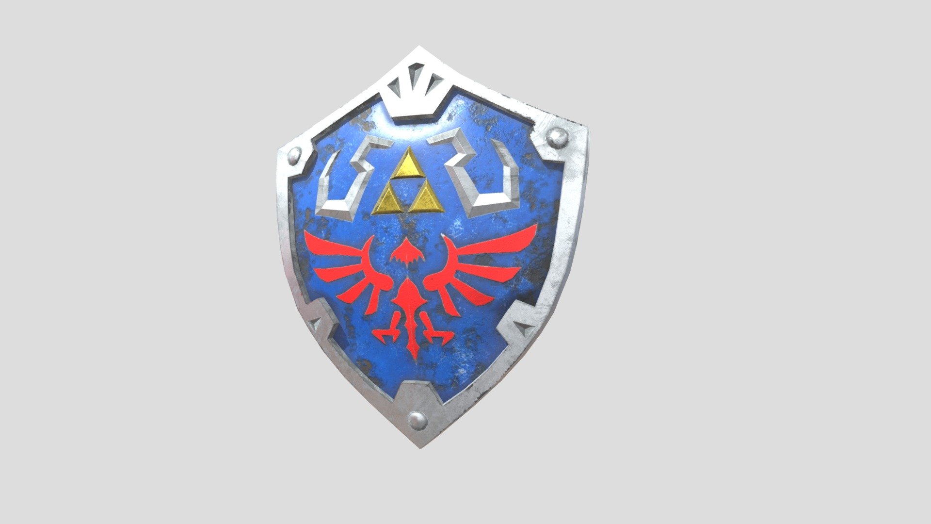 E02 Hylian Shield Textures - 3D model by Cielo Serna (@CieloSerna ...