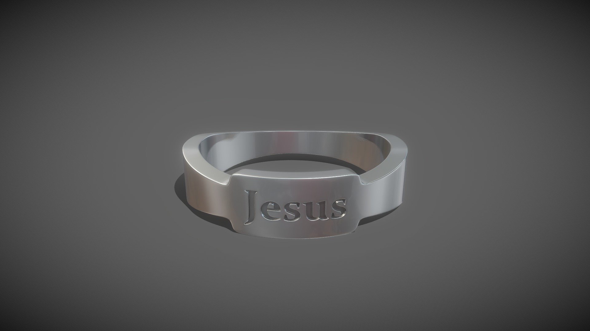 Jesus Ring Female Silver - Buy Royalty Free 3D model by Sandeep ...