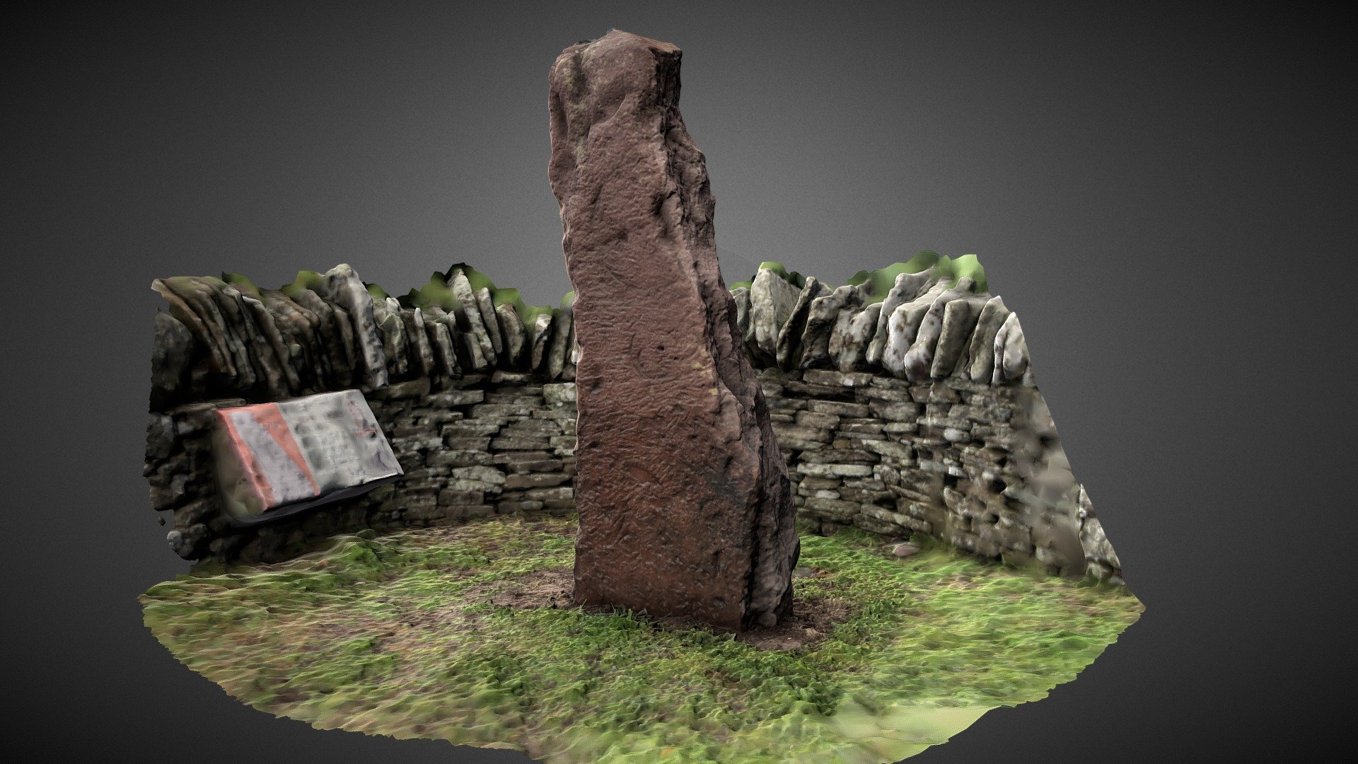 Pictish Crescent Stone Aberlemno 7thC - Download Free 3D model by ...