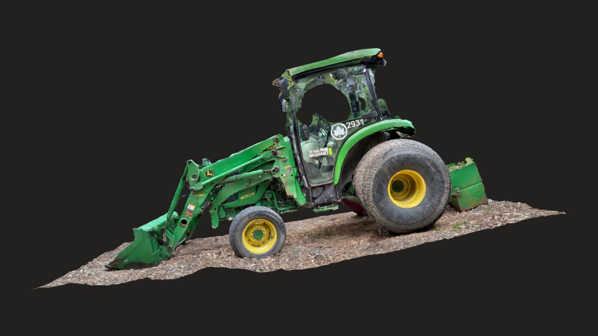 Day 265: Compact Utility Tractor - Download Free 3D model by uttamg911 ...