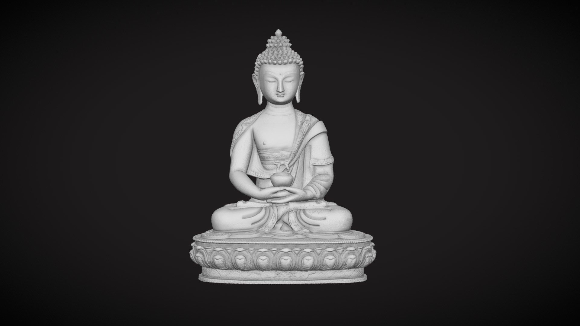 Buddha - 3D model by ujjwal.maskey [6e885f4] - Sketchfab
