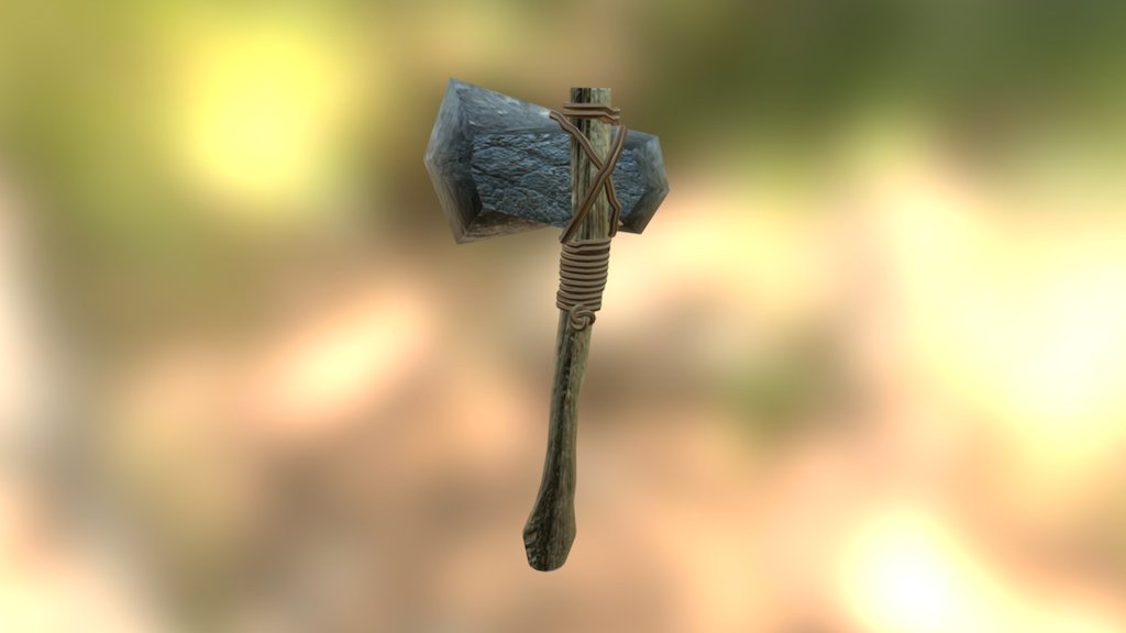 Makeshift-axe-fbx - 3D model by aethanskot [6e8864f] - Sketchfab
