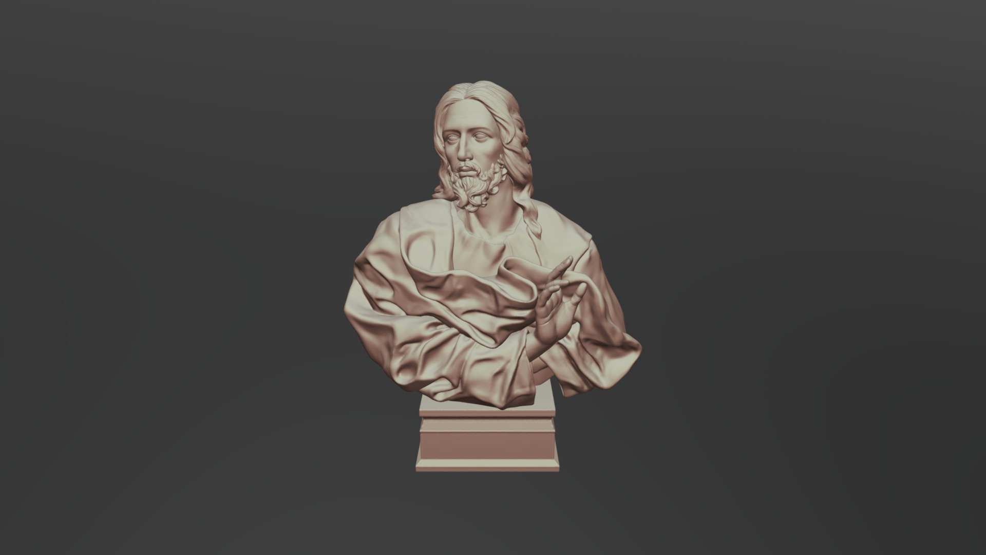 Jesus Christ Sculpture ready to 3D print - Buy Royalty Free 3D model by ...
