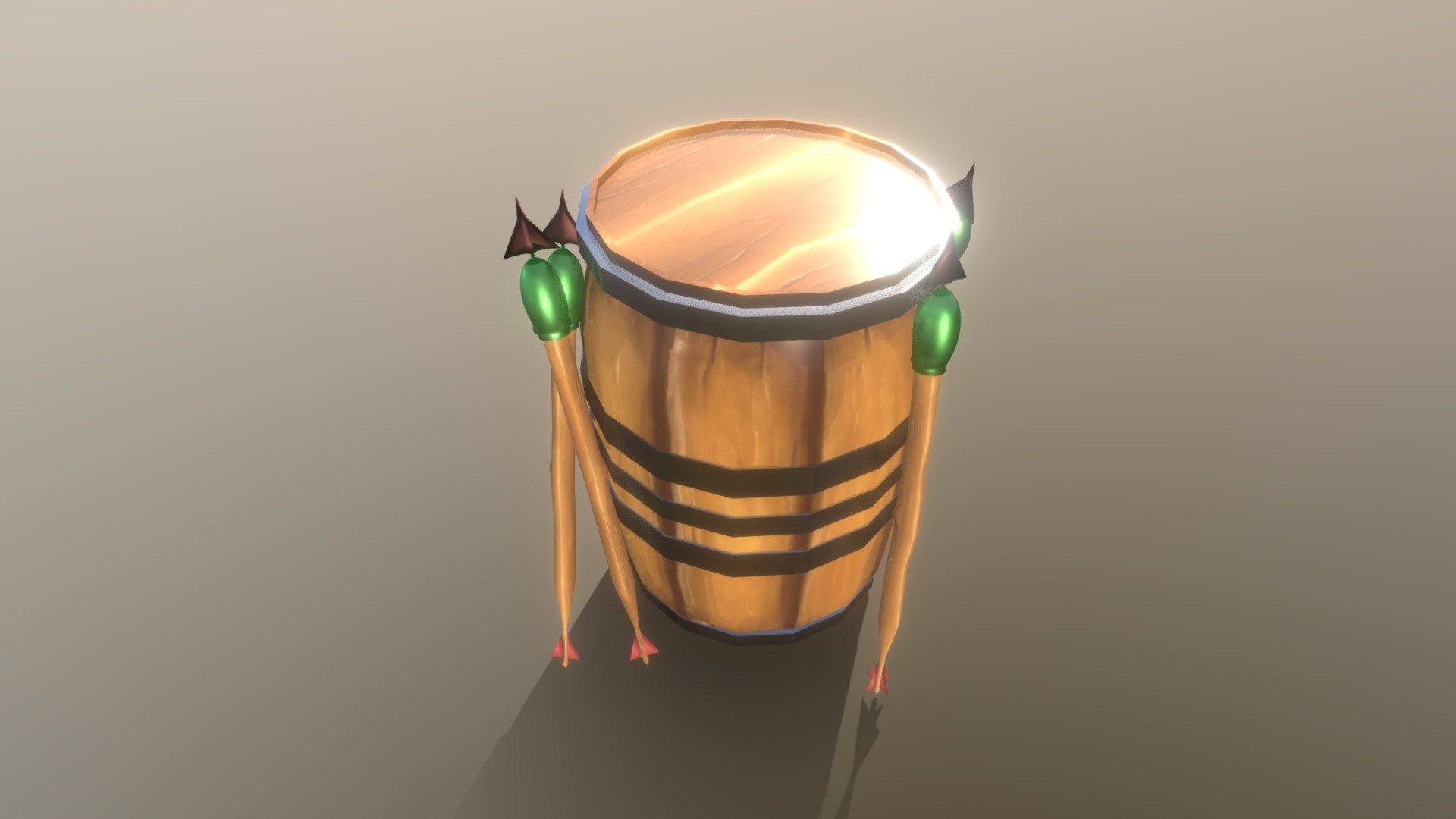 Arrow And Barrel - Download Free 3D model by thierryvanrooijen [6e8ef98 ...
