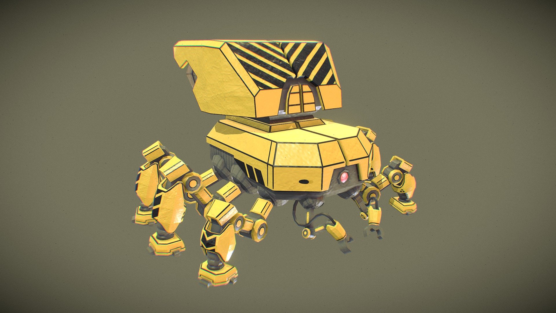 Crab Robot - 3D model by keyonkoh [6e8f558] - Sketchfab
