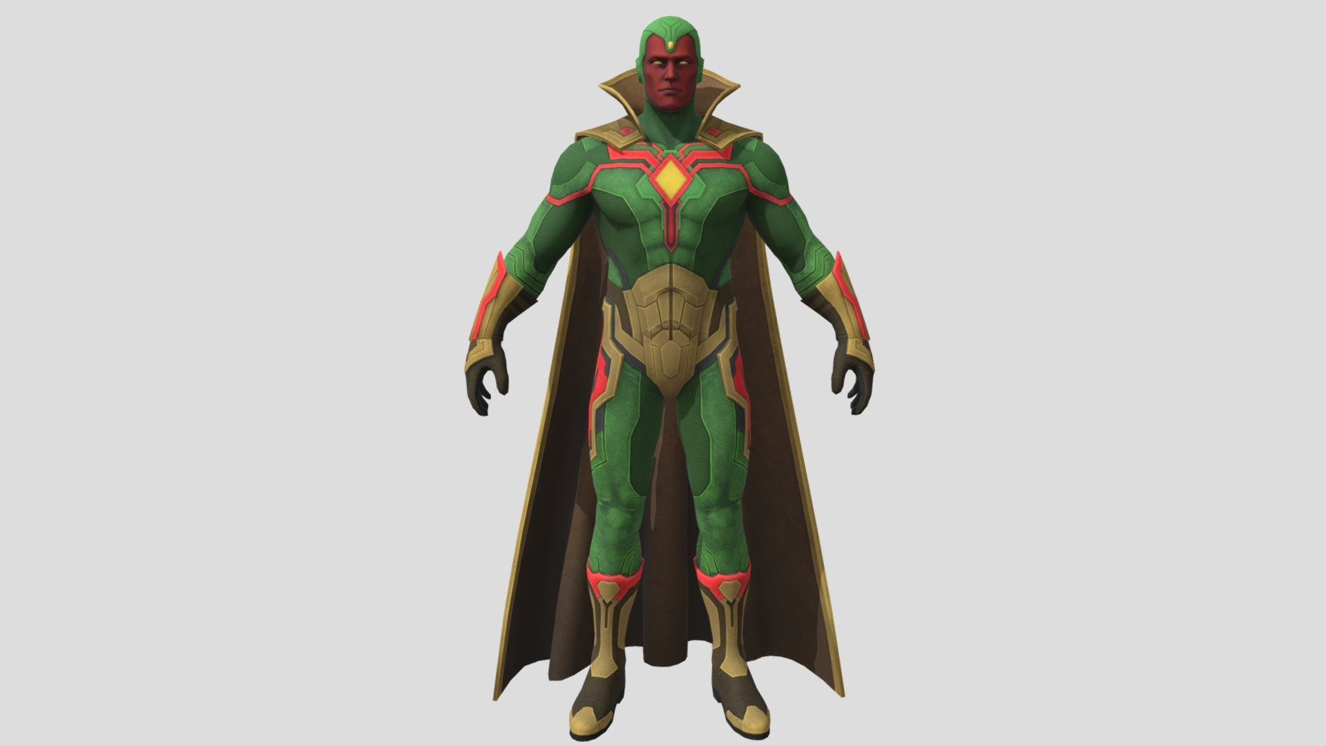 Vision(Rigged) - Download Free 3D model by 3D MODELS (@3dworldz ...