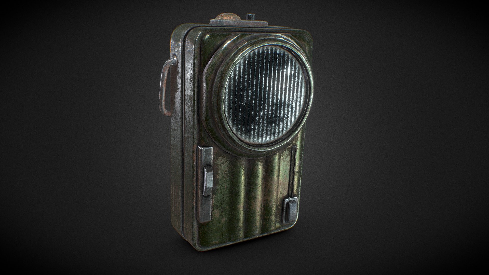 Vintage Soviet Militaty Flashlight - Download Free 3D model by GameDev ...