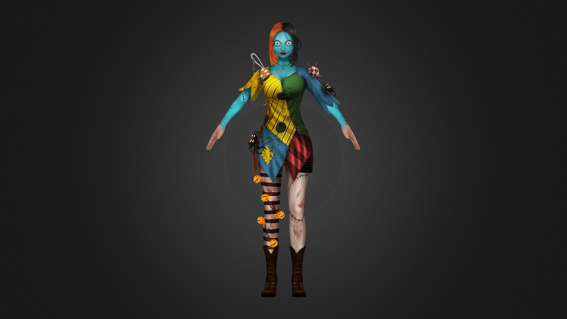 Marien Halloween - 3D model by Dimac [6e92a96] - Sketchfab