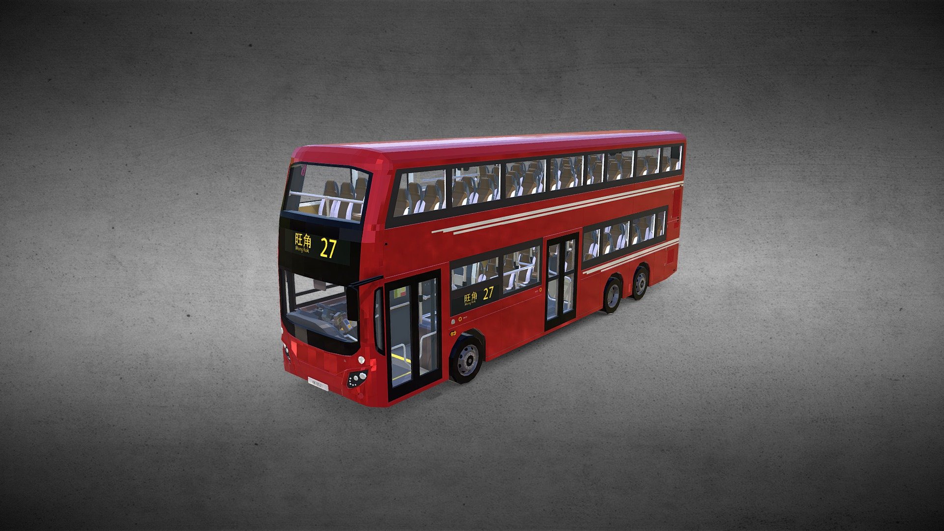 Hong Kong B8L Bus - Buy Royalty Free 3D model by businessyuen [6e94c02 ...