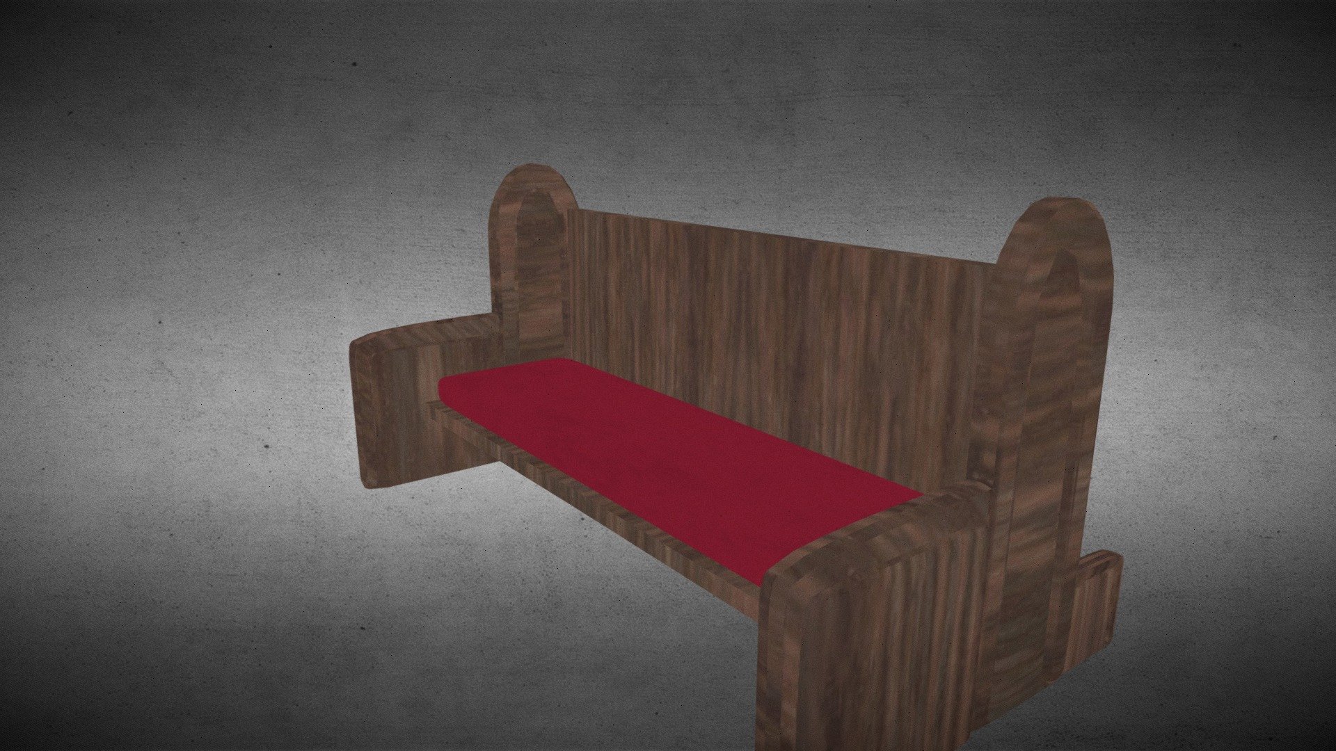 Church Bench - Download Free 3D model by ArgenAru [6e96d57] - Sketchfab