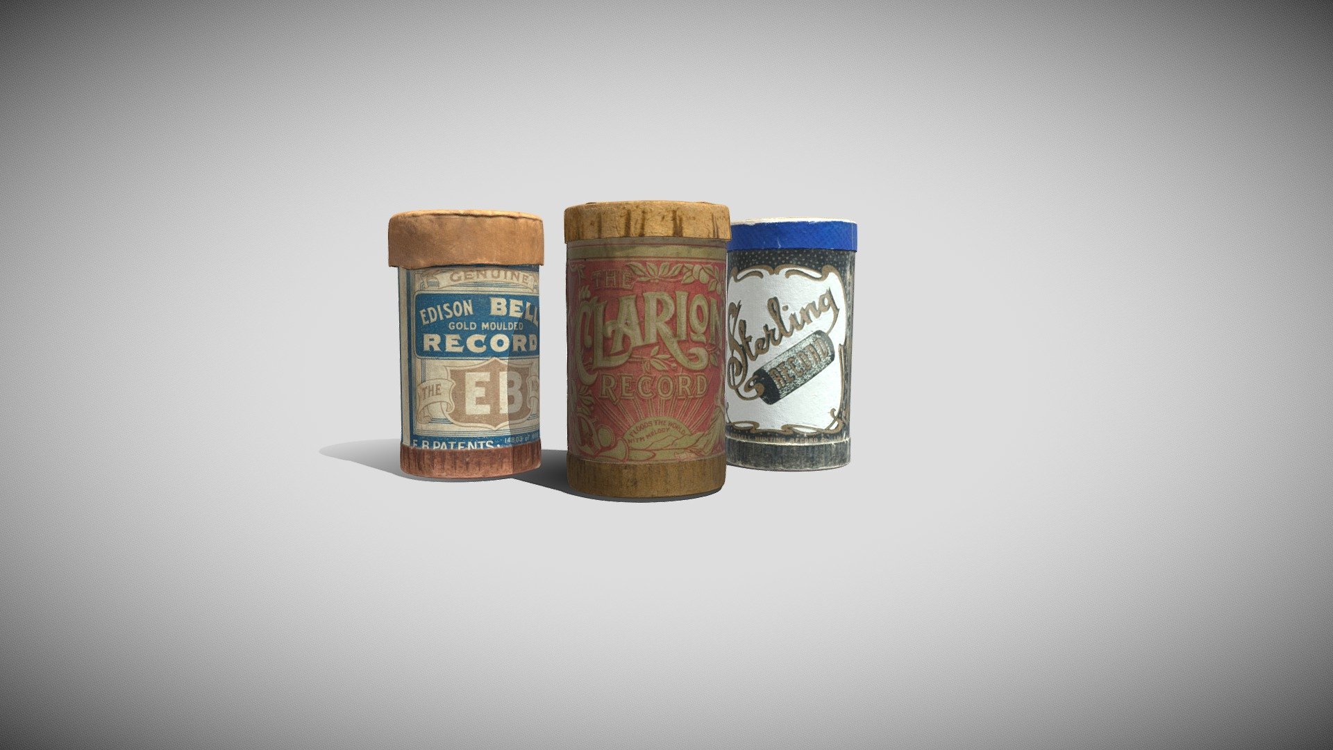 Wax Records - 3D model by propmaster [6e975a7] - Sketchfab