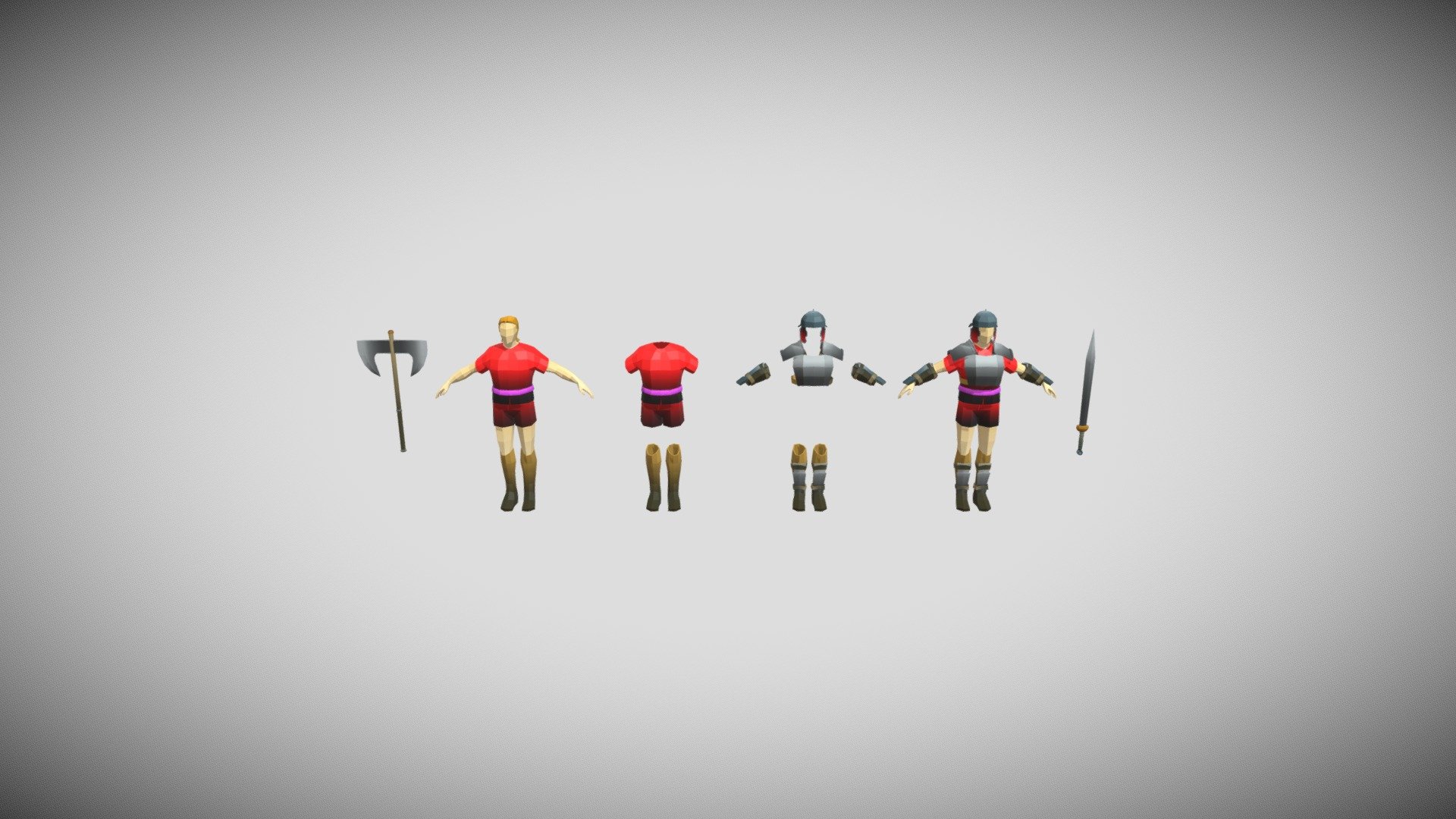 Medieval Roman Lowpoly - Buy Royalty Free 3D model by AngelCrahan ...