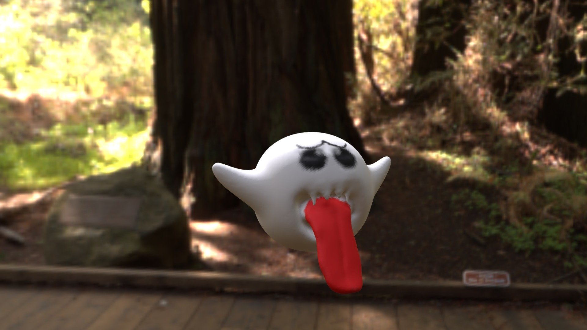 Boo (Mario) - 3D model by GustavoL [6e9df86] - Sketchfab