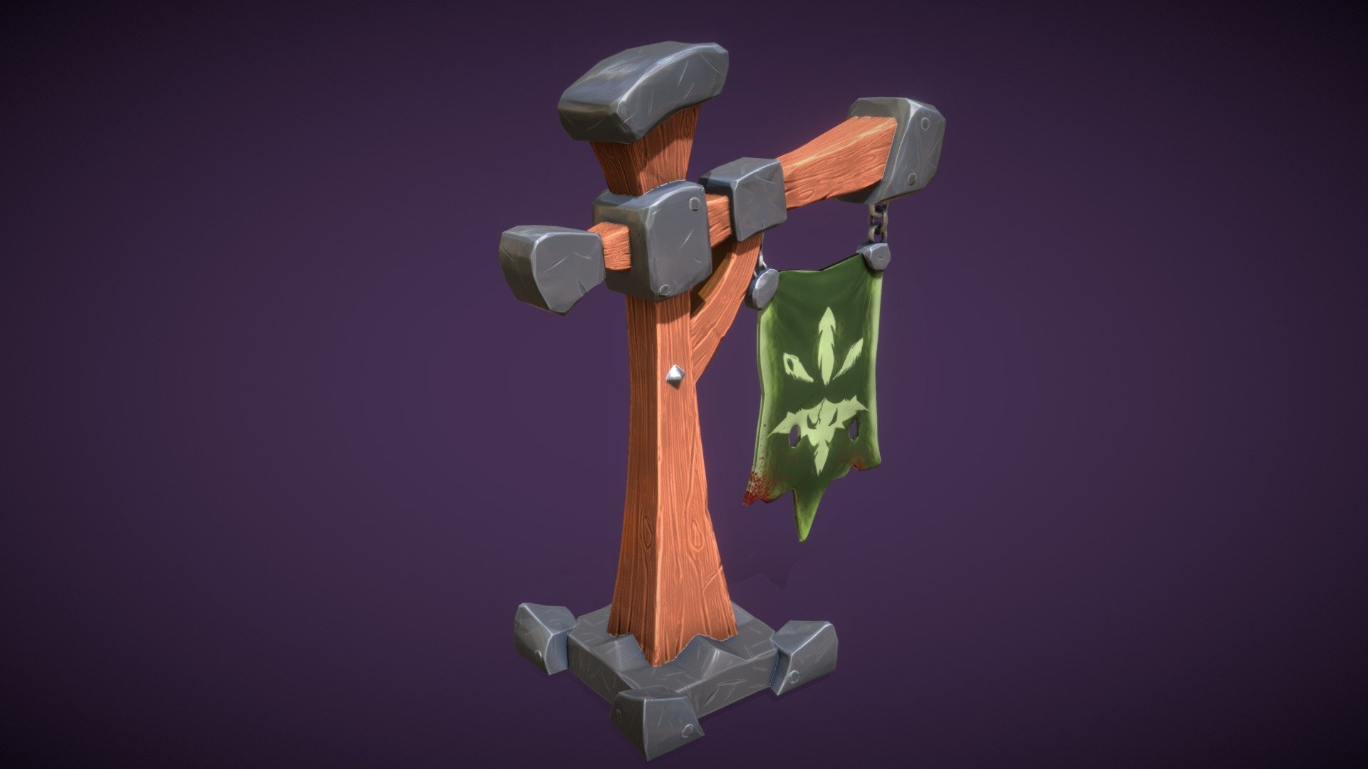 Banner. - 3D model by Cormo [6e9eb3a] - Sketchfab