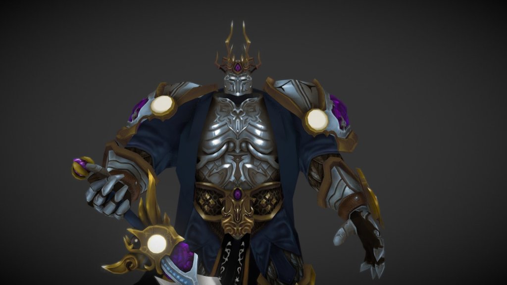 handpainted knight model - 3D model by siriusliarts [6e9ed00] - Sketchfab