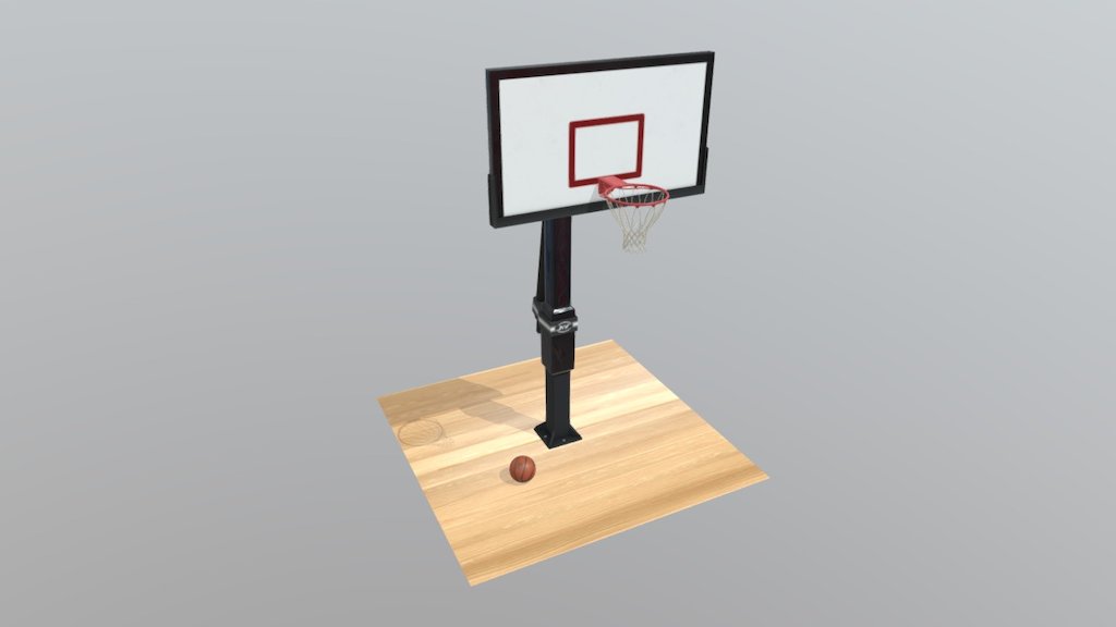 Indoor Basketball Hoop - 3D model by vegu (@iamvegu) [6ea081a] - Sketchfab