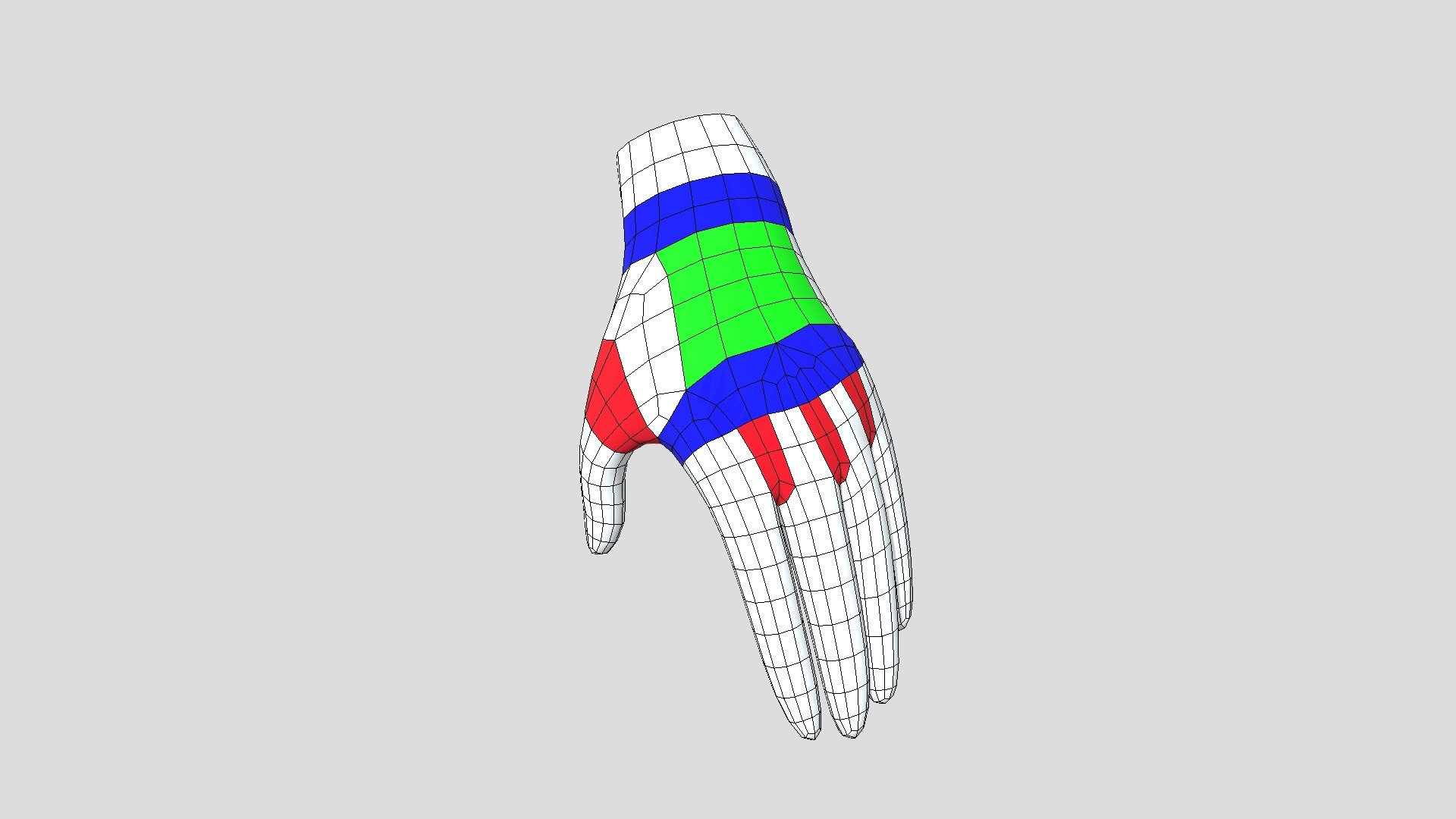 Topology Demo Hand - Download Free 3D model by fangzhangmnm [6ea21f8 ...