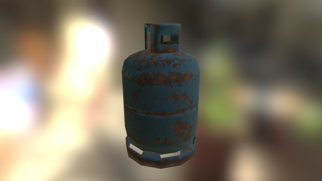 Gasfles - 3D model by Wouter Roels (@wouter.roels) [6ea22a9] - Sketchfab
