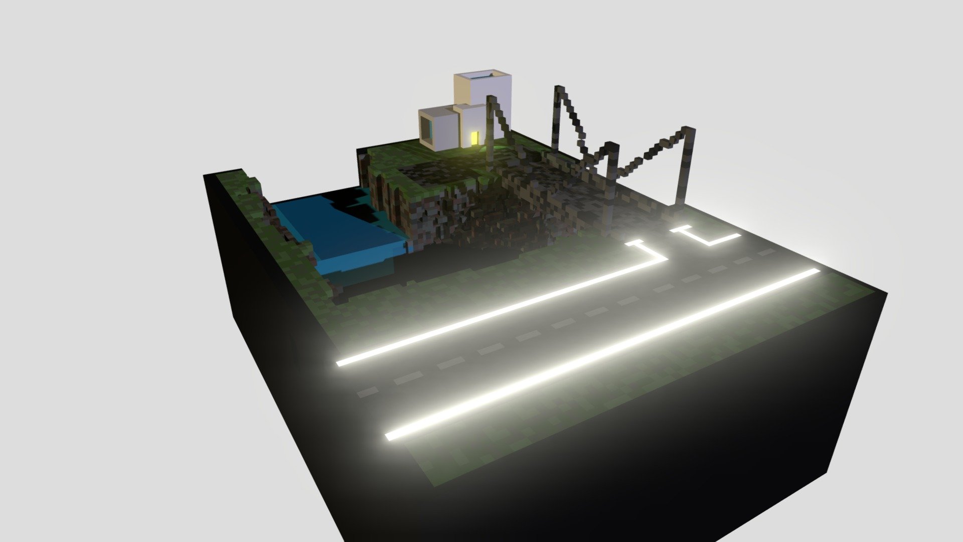 river hotel voxel - Download Free 3D model by grannyturbo [6ea2a86 ...