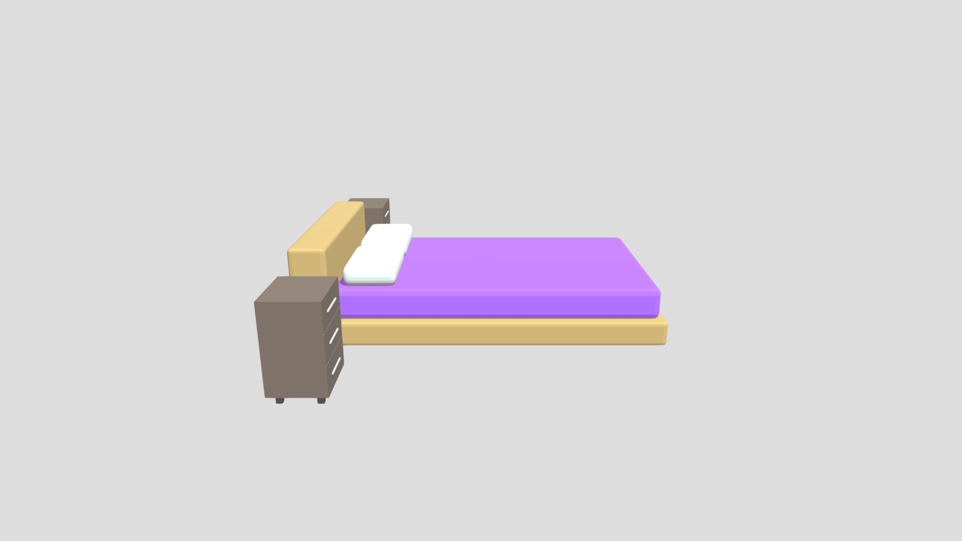 Bed - Download Free 3D model by neutralize [6ea3e02] - Sketchfab
