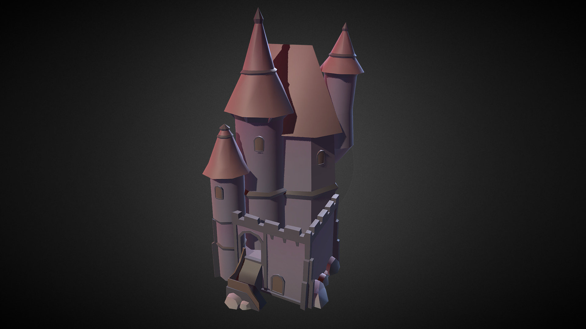 Castel Main Part - Download Free 3D model by VitSh [6ea3fde] - Sketchfab